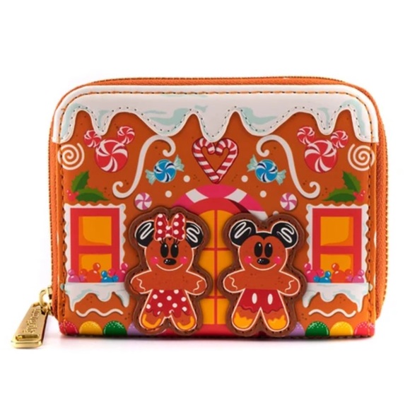 Loungefly | Bags | Loungefly Disney Gingerbread House Mickey And Minnie ...